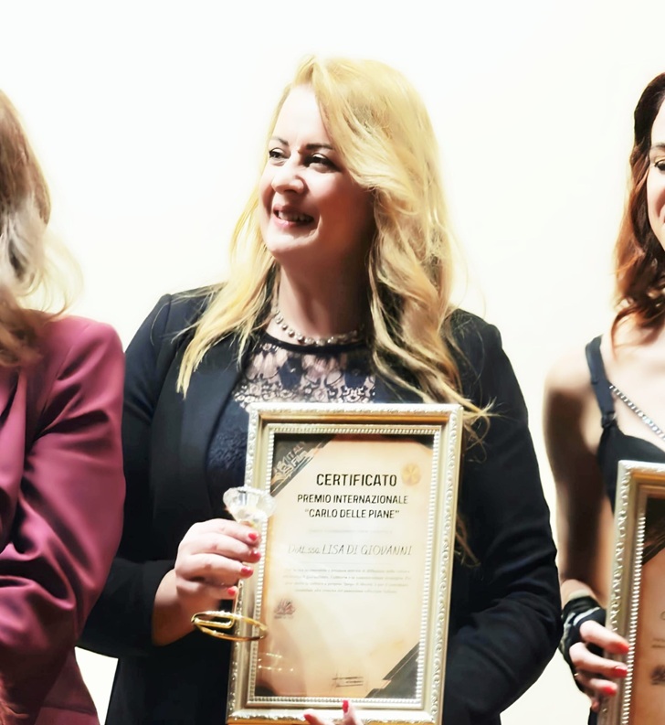 Lisa Di Giovanni riceve il Premio Internazionale “Carlo Delle Piane ...